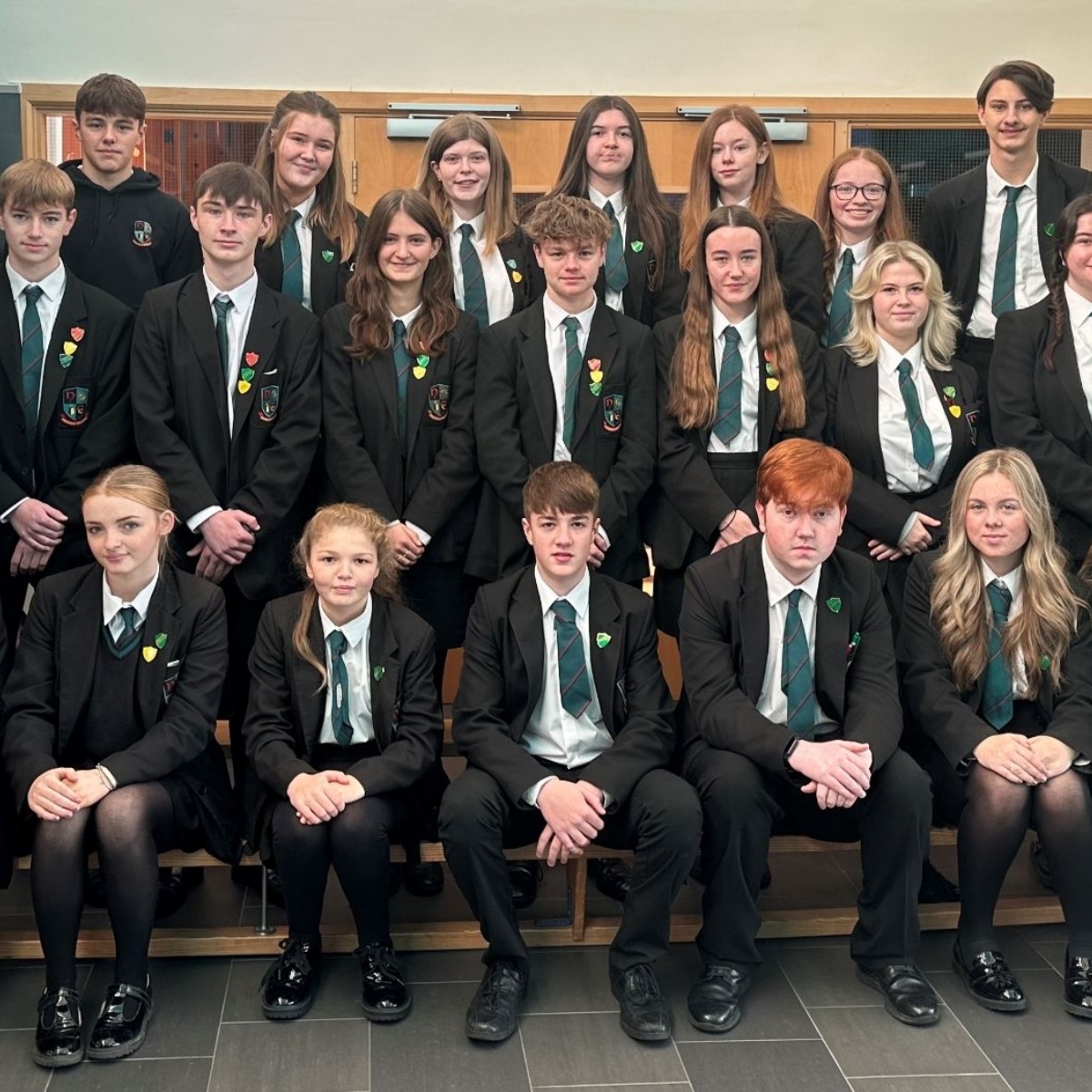 Nendrum College - Year 12 prefects and awards