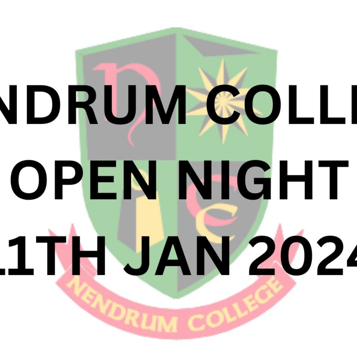 Nendrum College - OPEN NIGHT 2024
